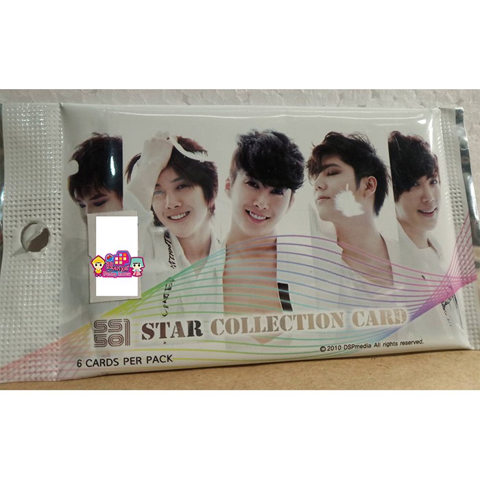 SS501 [ 團體 官方小卡(A款 6入) ]Star collection card 絕版 珍藏 | 蝦皮購物