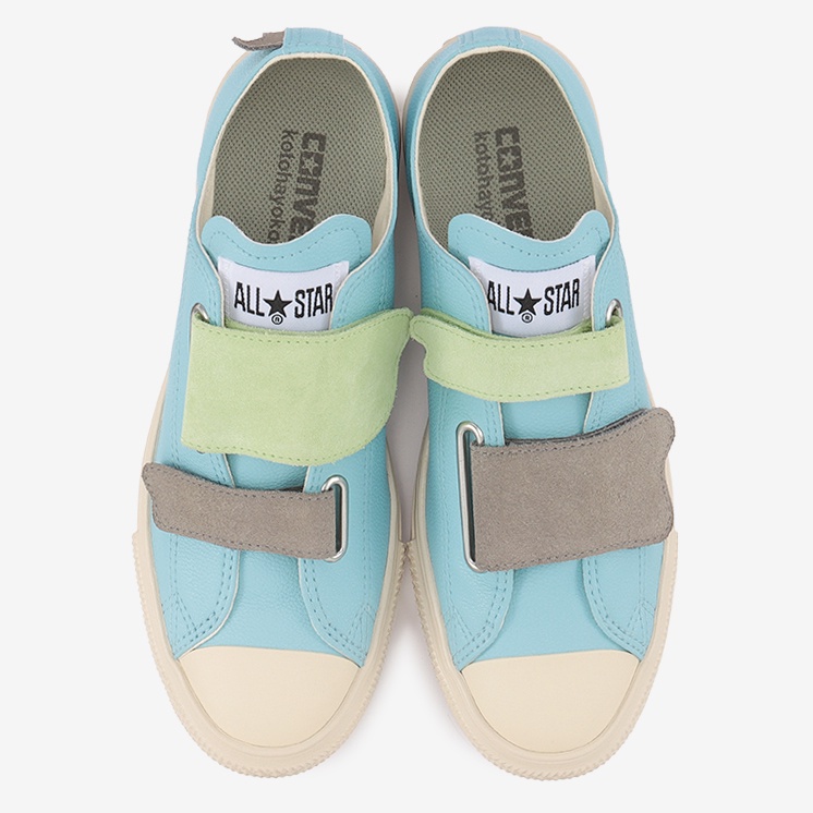 【CHII】日本限定 Converse ALL STAR LIGHT kotohayokozawa V-2 魔鬼氈 亮藍 | 蝦皮購物