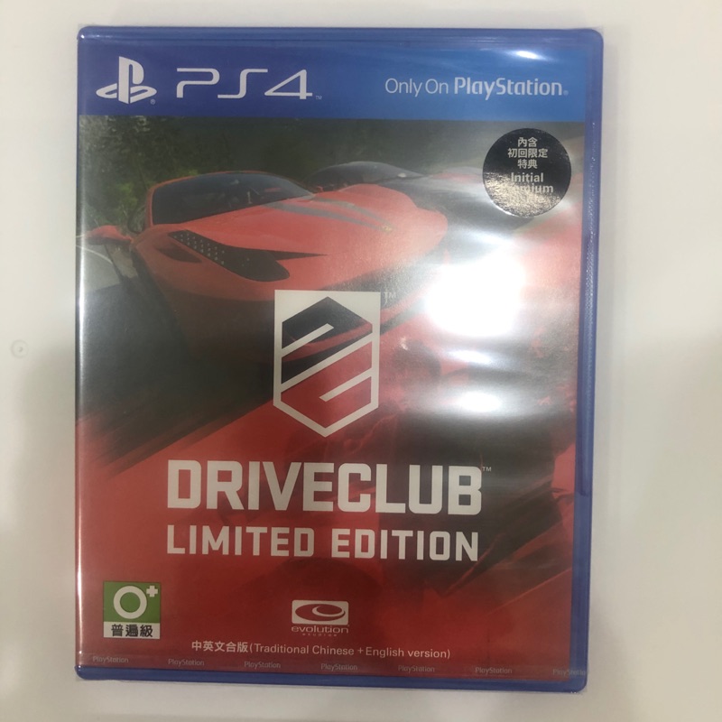 PS4-DRIVECLUB 中英文合版 含初回特典 | 蝦皮購物