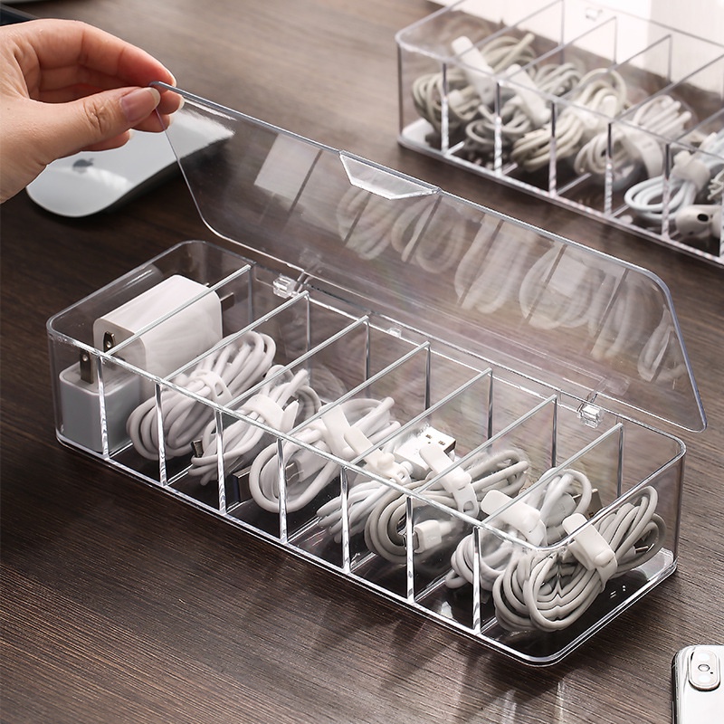 Wire storage box/Cable Organizer/Cable Management box/Deskto | 蝦皮購物