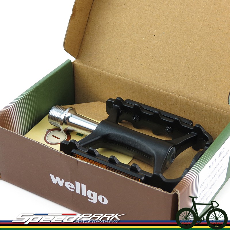 【速度公園】維格 WELLGO 黑色 超輕量化設計 M111 培林鋁合金踏板 C-17 C17 進階版 登山 公路 | 蝦皮購物