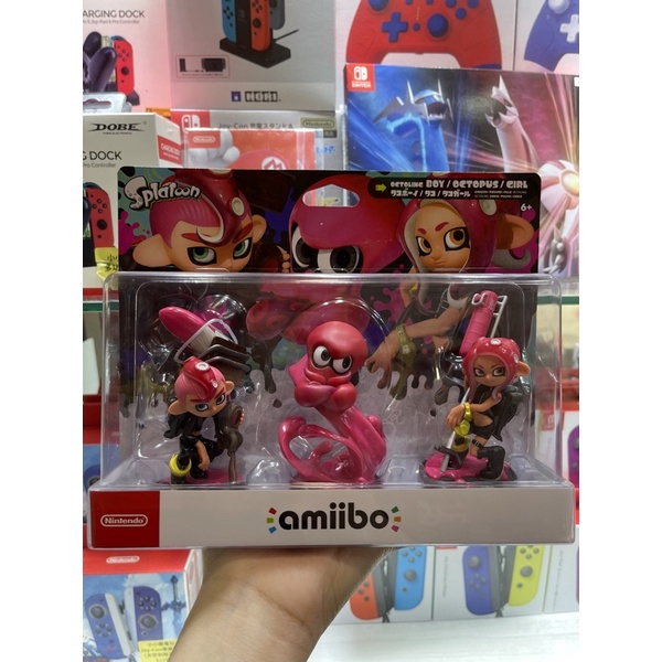 全新現貨⚠️Amiibo 漆彈大作戰 章魚 男孩 女孩 同捆組 漆彈Amiibo | 蝦皮購物