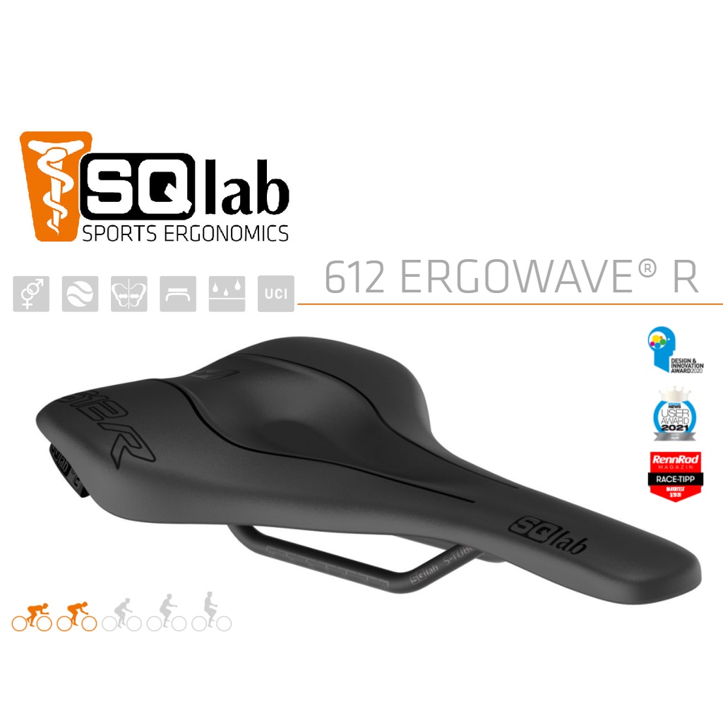 【免運】SQ LAB 612R 公路/TT/計時車 坐墊 (碳纖/鈦合金) 短鼻 座墊 sqlab 612 R | 蝦皮購物
