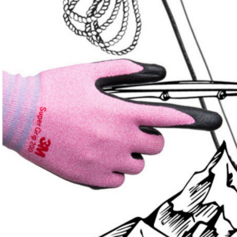 3M] Super Grip 200 全天舒適丁腈泡沫塗層工作手套 / 3 種尺寸，4 種顏色 | 蝦皮購物