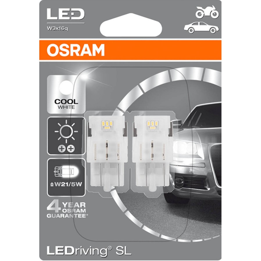 納西斯小舖 OSRAM 歐司朗 T20 21W 21/5W LED DRP 白光 紅光 黃金光 一組兩顆 台灣/義大利製 | 蝦皮購物