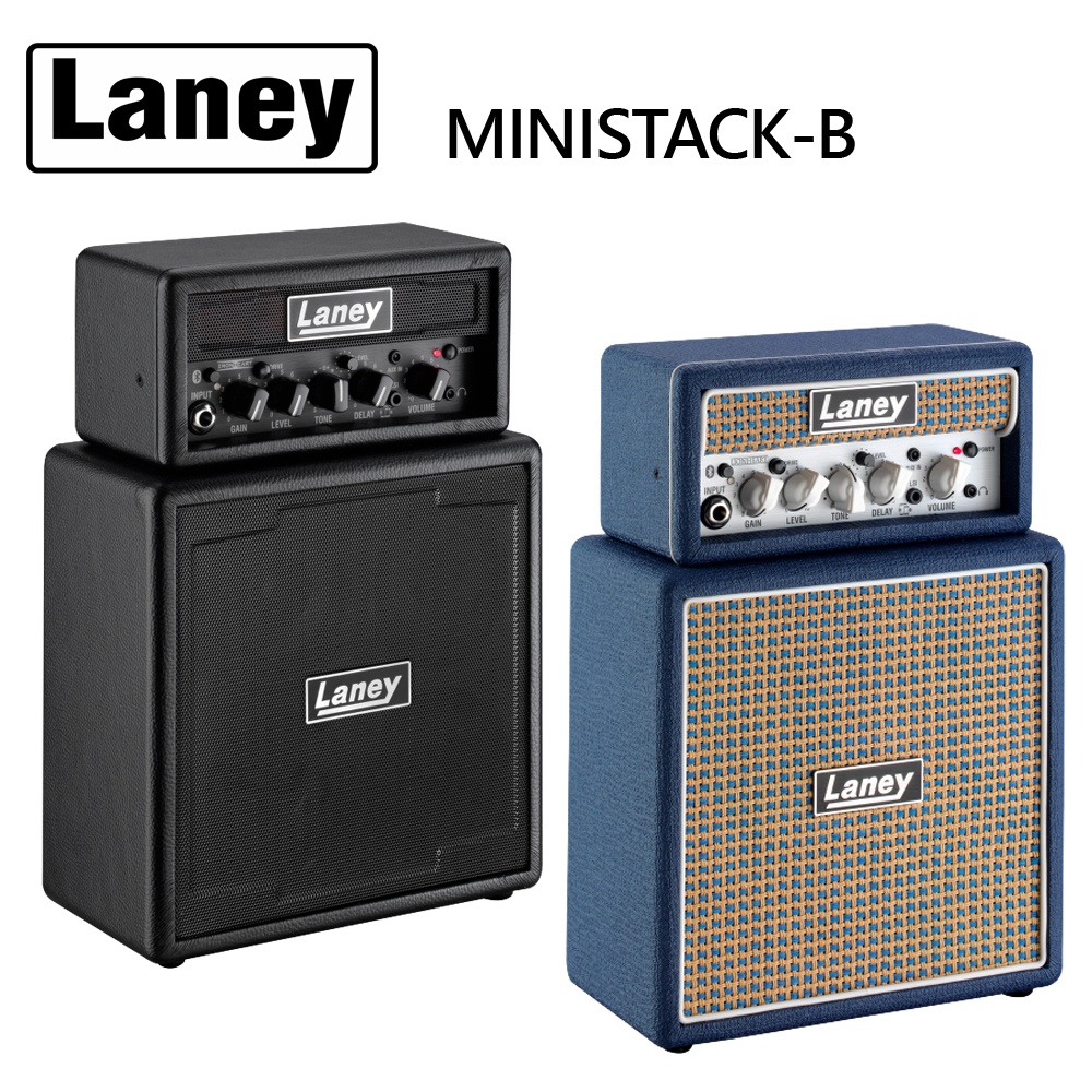 LANEY Ministack-B系列迷你電吉他音箱-可藍芽撥放/4x3吋單體/6瓦可裝電池/具備Delay功能/兩色任 | 蝦皮購物