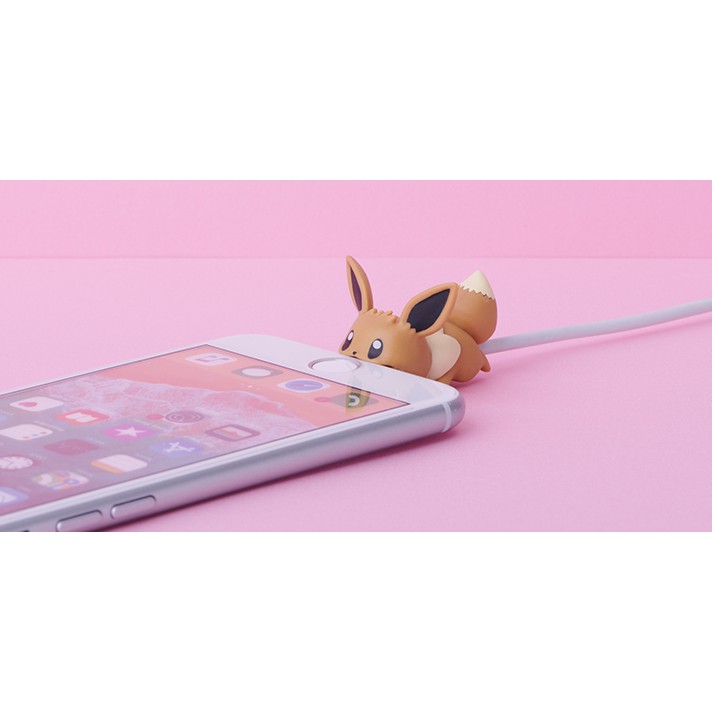 *B Little World * [現貨] 日本限定寶可夢手機線保護套/伊布/cable bite/iphone專用 | 蝦皮購物