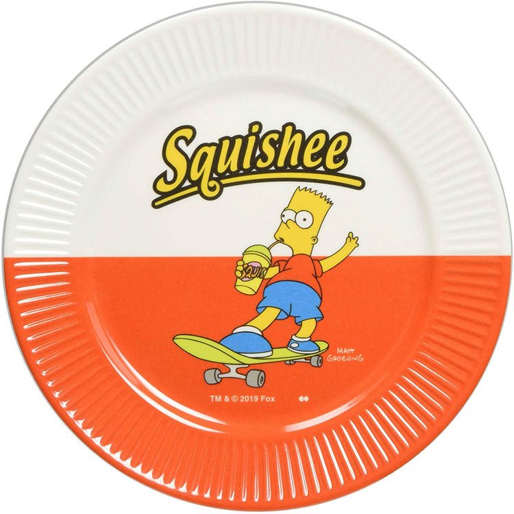{日本帶回} The Simpsons 辛普森家庭 辛普森一家 阿森一族 Squishee 盤子 塑膠餐具 餐具 | 蝦皮購物