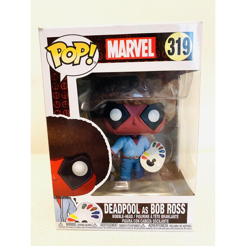 Funko Pop 319 Deadpool as Bob Ross 死侍 鮑伯魯斯 "日版" | 蝦皮購物