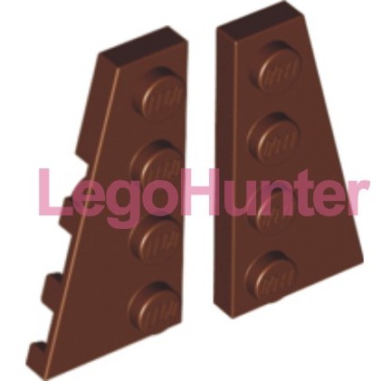 Lego樂高 41769 41770 棕色 斜切薄板 Wedge Plate 4x2 4205469 4205470 | 蝦皮購物