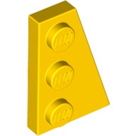 磚家 LEGO 樂高 黃色 Wedge Plate 3x2 Right Left 43723 43722 1組 | 蝦皮購物