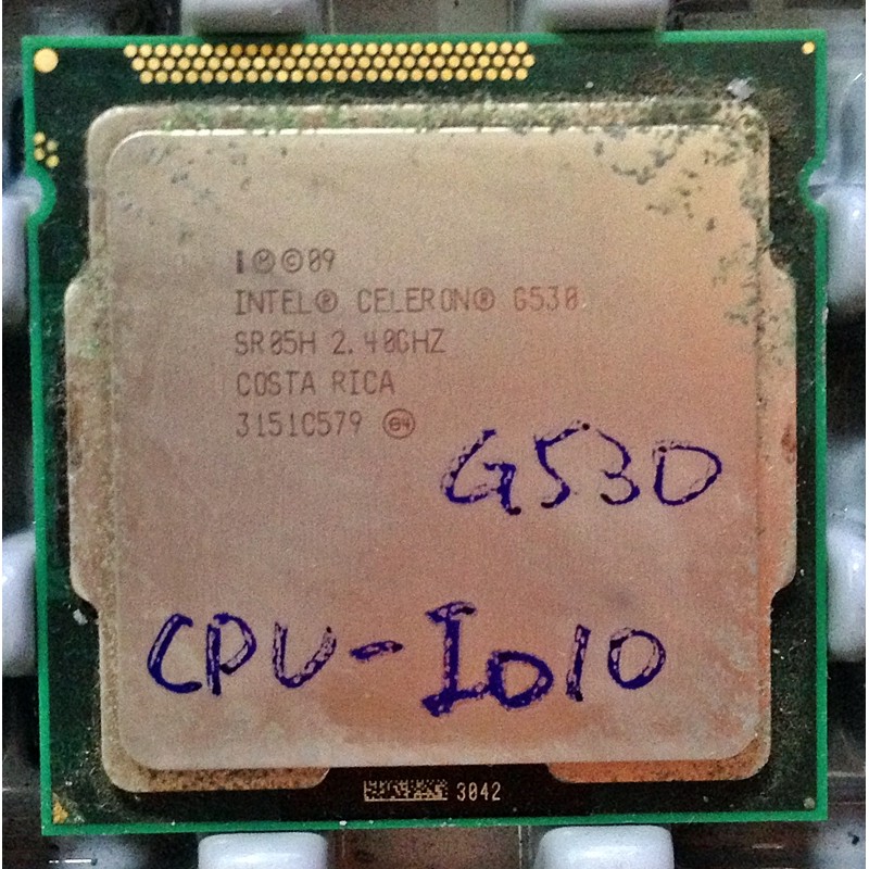 【冠丞3C】Intel Celeron G530 雙核雙線 1155腳位 CPU 處理器 CPU-I010 | 蝦皮購物
