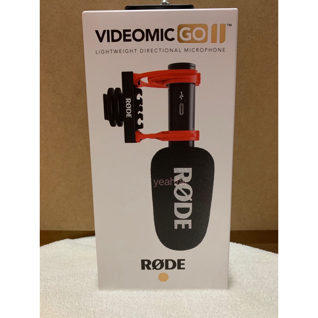 現貨 原裝 新版 Rode VideoMic go ii 指向性 麥克風 機頂麥克風 羅德 VideoMic go 2 | 蝦皮購物