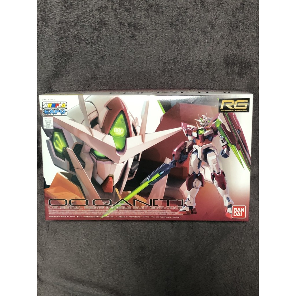 [全新未拆] 萬代正品 EXPO會場限定 RG 00Q OOQ 鋼彈 量子型 TRANS-AM 彩透透明版 | 蝦皮購物