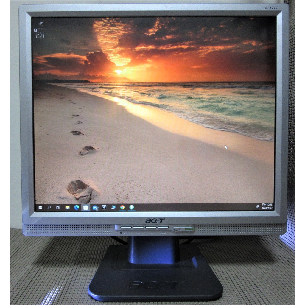 宏碁 ACRE 彩色液晶顯示器 AL1717 17吋 附電源線，VGA訊號線。 | 蝦皮購物