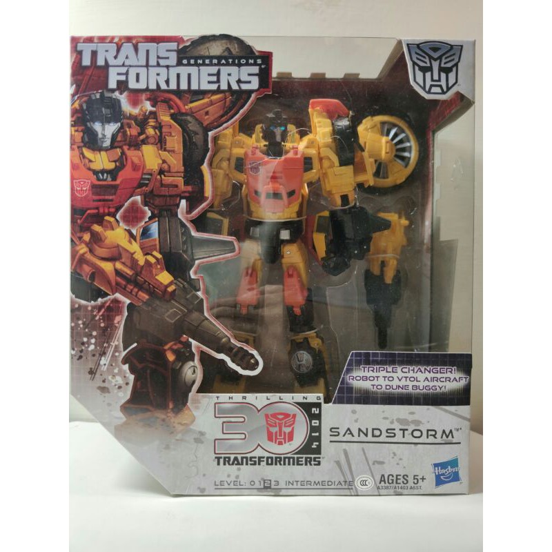 變形金剛 經典3.0美版 IDW V級 旋刃 Sandstorm 沙暴 閃電 路霸 彈簧 犀牛 | 蝦皮購物