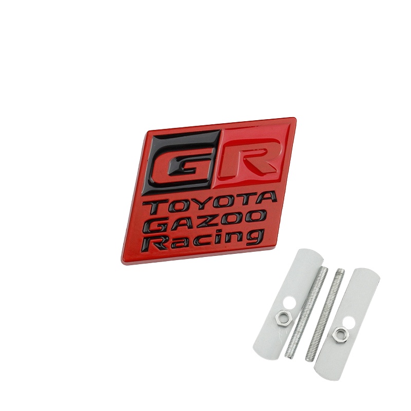 1 3d Metal GR TOYOTA GAZOO Racing Logo 汽車後備箱貼紙格柵標誌貼花徽章 For | 蝦皮購物