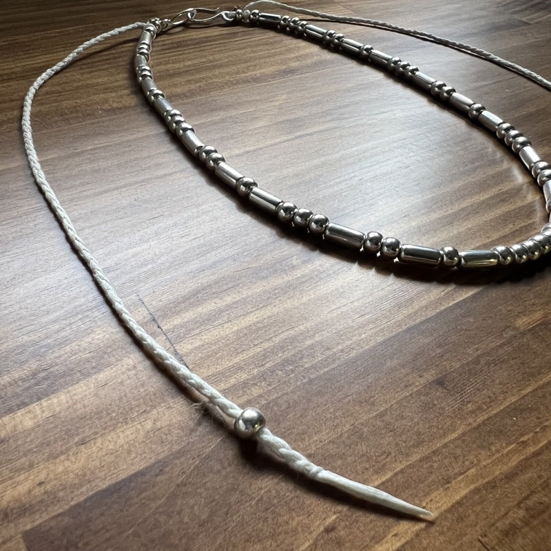 [澤山]示範圖 XL銀珠+XL號銀管+阿波羅銀珠+老勾組+刺子線編繩（Goro’s TK HB 鷲見 菊地健）參考 | 蝦皮購物