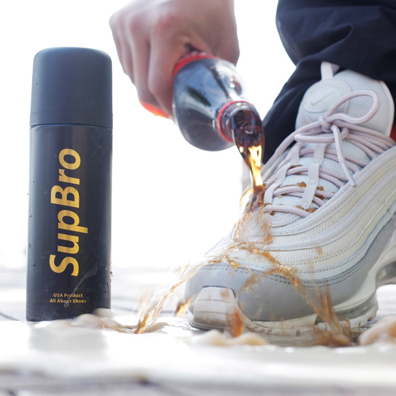 SupBro防水噴霧 鞋面防水防雨 防塵 防髒汙 布料防水 防油 防髒 奈米黑科技 鞋子清理 護理 防護 保護 洗鞋清潔 | 蝦皮購物