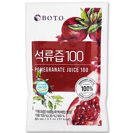 韓國 BOTO 紅石榴汁80ml／紅石榴汁(膠原蛋白)70ml 款式可選 膠原蛋白飲 石榴汁【小三美日】DS005985 | 蝦皮購物