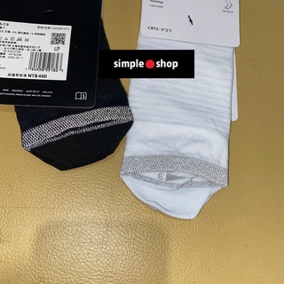 【Simple Shop】NIKE Spark 跑步襪 運動襪 排汗 薄款 慢跑襪 黑 白 DA3589-100 010 | 蝦皮購物