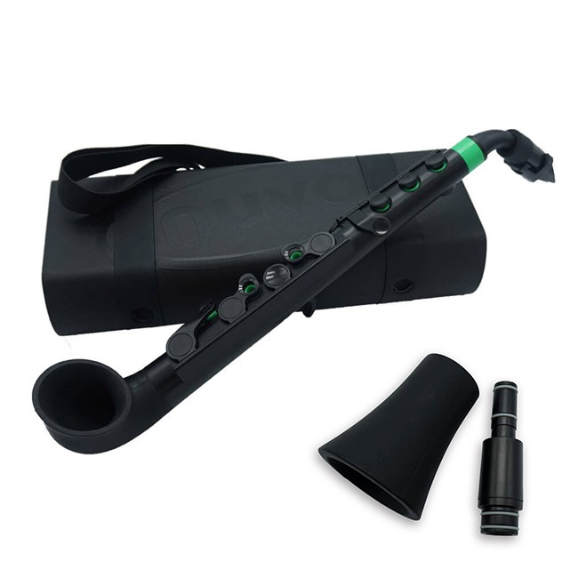 【三木樂器】英國 NUVO J-SAX JSAX 含直管配件 塑膠 薩克斯風 簡單易學 入門薩克斯風 兒童成人適用 黑綠 | 蝦皮購物