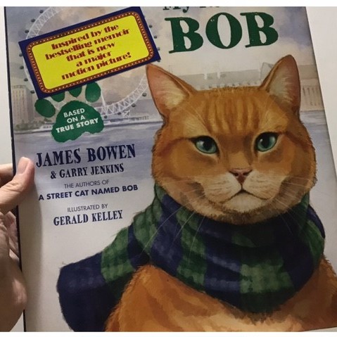 全新英繪 會話 picture books for kids 遇見街貓BOB 繪本 My Name is BOB | 蝦皮購物