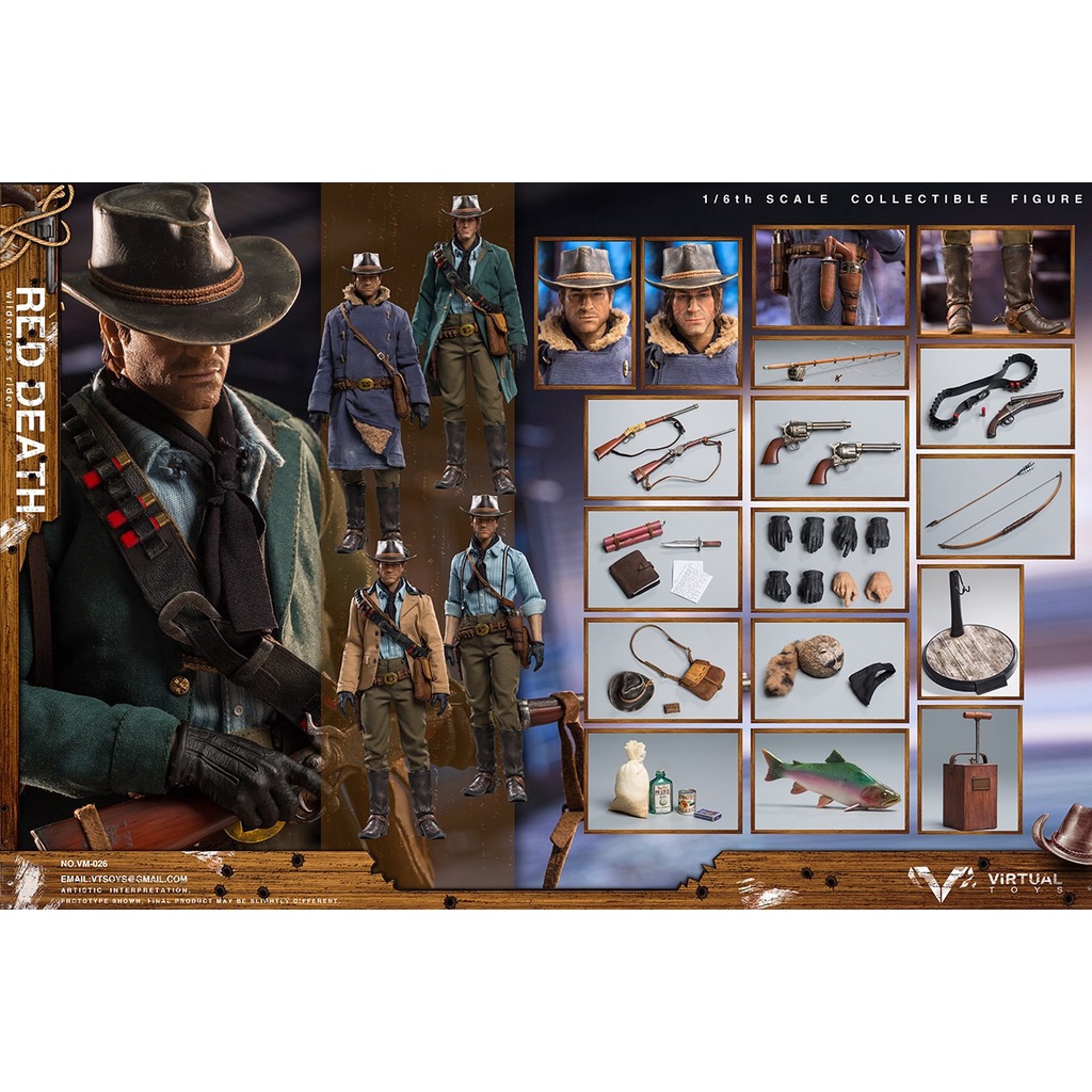VTS TOYS 1/6 PS4 RDR2 red dead 碧血狂殺 荒野大鏢客 大表哥 亞瑟 摩根 | 蝦皮購物