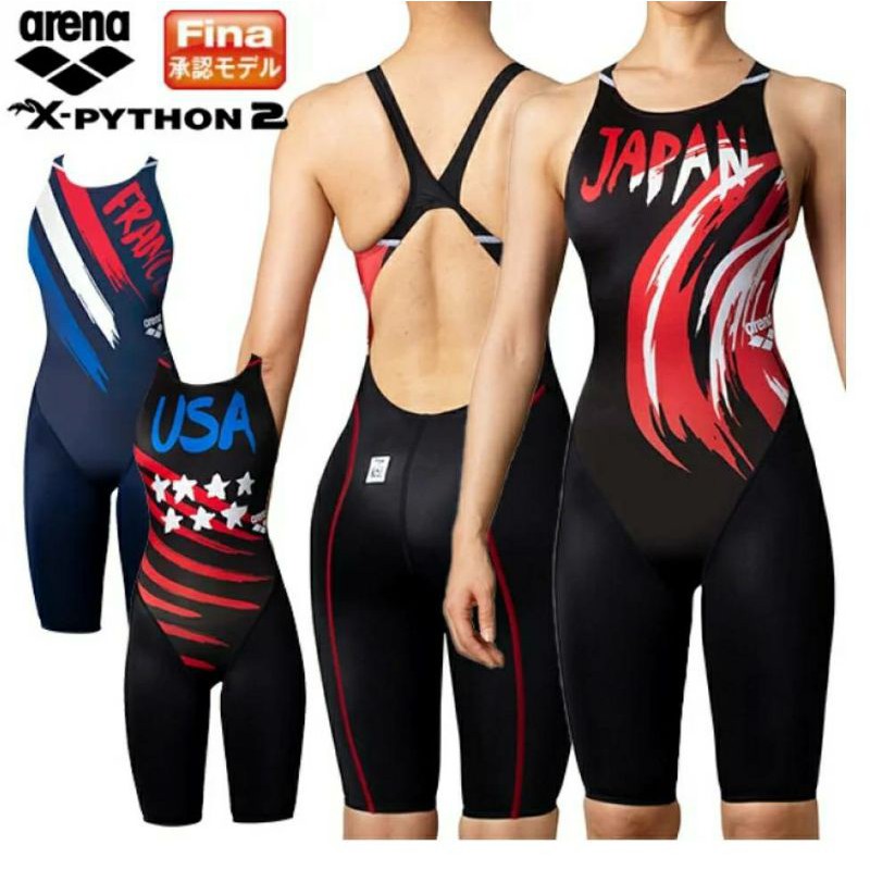 L號特價現貨奧運限定Arena X-PYTHON2連身連褲泳衣競賽款鯊魚裝FINA認證ARN-0040W-JPN | 蝦皮購物