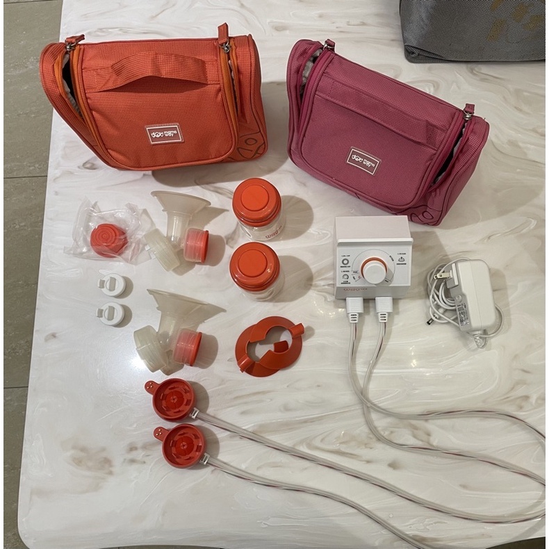 Mamaway媽媽餵二代電動雙邊熱敷吸乳器/擠乳器 | 蝦皮購物