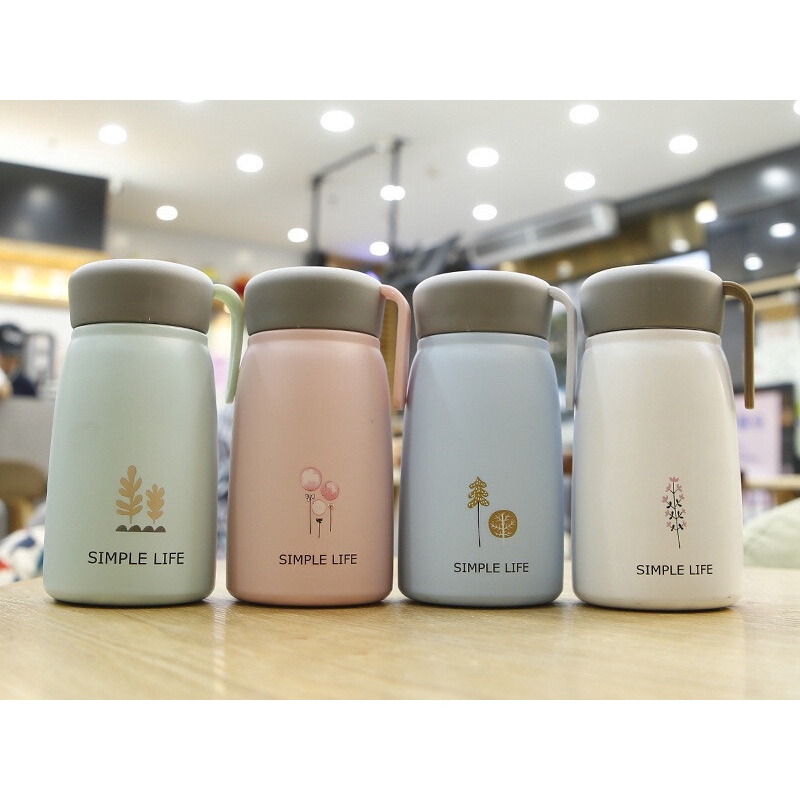 MEIKE落葉知秋304不鏽鋼保溫杯380ml [全新藍色] | 蝦皮購物