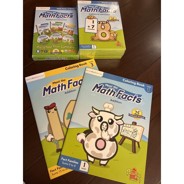preschool prep Math Facts | 蝦皮購物
