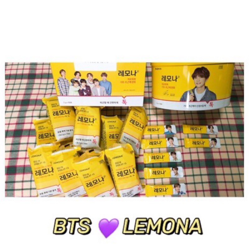 [現貨拆售] BTS x Lemona 雷夢娜 維他命c粉 2g 防彈少年團版本 ️全體成員各一包賣場 ️散裝、空鐵盒 | 蝦皮購物