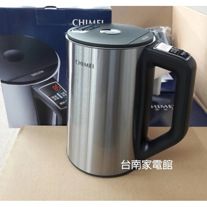 台南家電館~奇美CHIMEI智能溫控 1.5公升【 KT-15MDT0 】不鏽鋼 快煮壺(1.5L)電茶壺 | 蝦皮購物