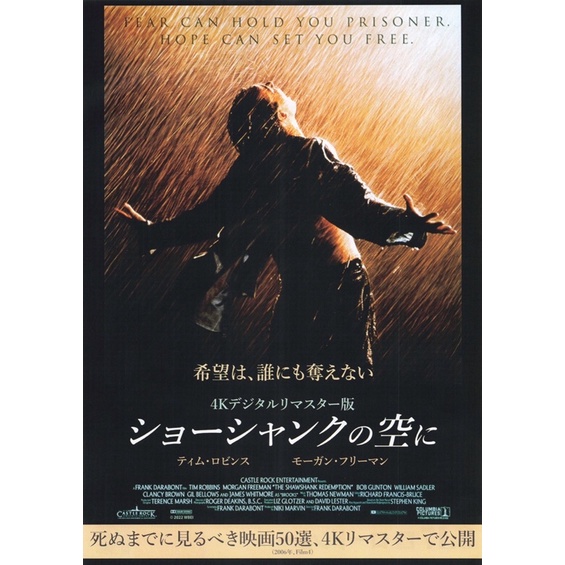 【日本版 】刺激1995 日版電影 B5宣傳單 DM 提姆羅賓斯 摩根費里曼 | 蝦皮購物