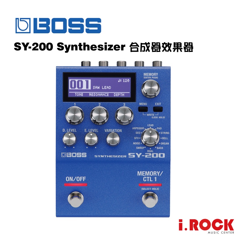 現貨 BOSS SY-200 Synthesizer 合成器 效果器 公司貨 【i.ROCK 愛樂客樂器】SY200 | 蝦皮購物