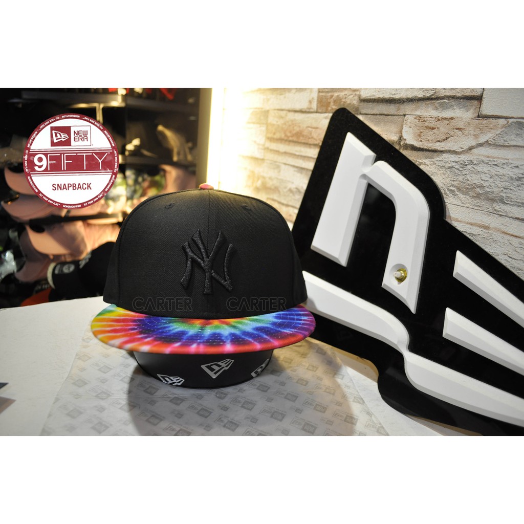 特價 New Era x NY Yankees Rainbow 9fifty snapback 紐約洋基隊七彩帽簷後扣帽 | 蝦皮購物