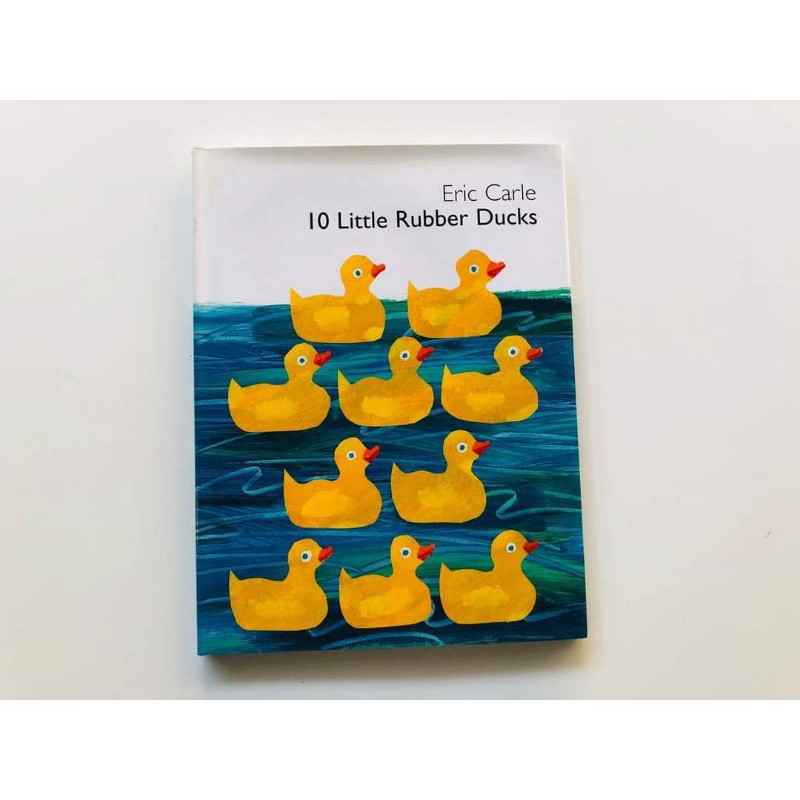 限量繪本精裝書/音效書/艾瑞卡爾/10 Little Rubber Ducks(10隻橡皮小鴨音效書) | 蝦皮購物