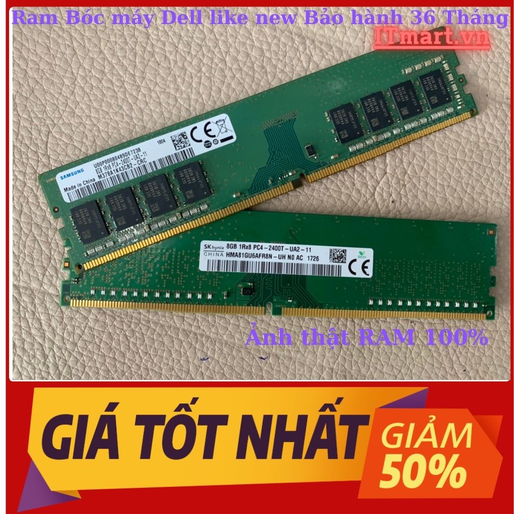 Ram DDR4 8Gb 4Gb 總線 2400Mhz-拆機三星、SK hynix、美光、金士頓美國標準 | 蝦皮購物
