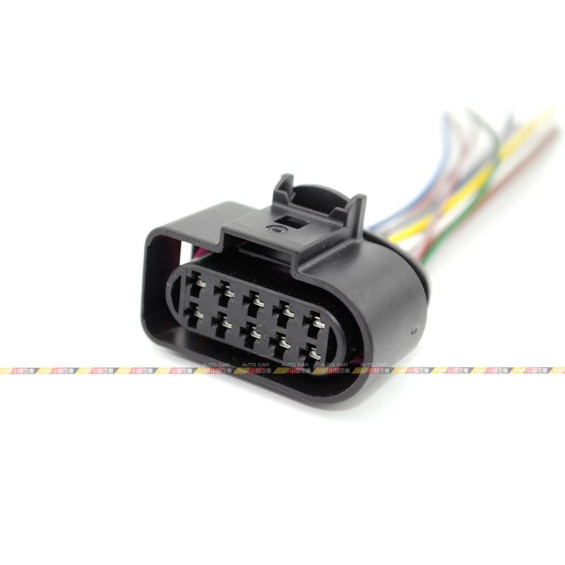 (VAG小賴汽車)VW Audi Skoda 1J0973735/6R0973735 大燈 插頭 德製 全新 | 蝦皮購物