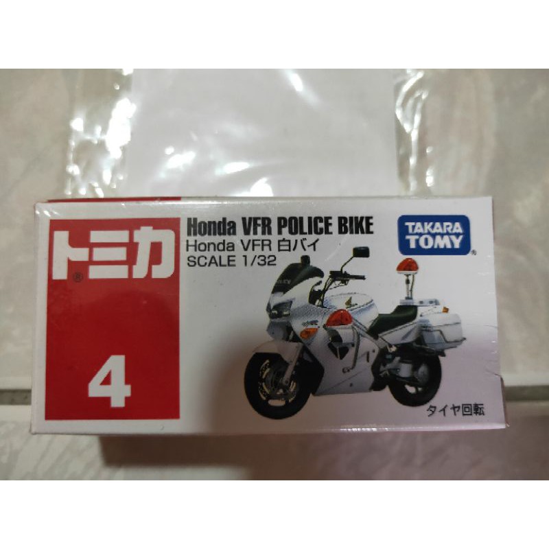 TOMICA 全新 4 Honda VFR POLICE BIKE本田警用摩托車 TOMICA多美小汽車 | 蝦皮購物