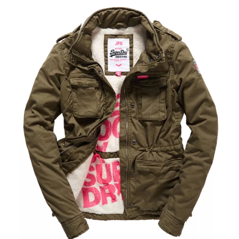 Superdry Winter Rookie Military Jacket Deepest Army 代購 | 蝦皮購物