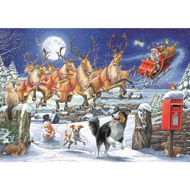 歐美進口拼圖Otter House Puzzle（英國）/1000片/ Chasing Santa | 蝦皮購物