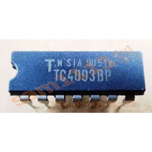 113邏輯閘 TC4093 BP DIP-14 TOSHIBA 四路NAND施密特觸發2in CD4093 >>5個 | 蝦皮購物