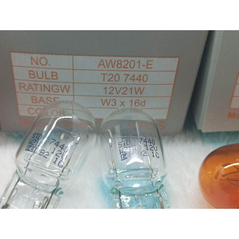 台灣出品T20#7440#7443#7440A#T20#21W#正台灣製#12V21/5W#T20全系列含桔黃色 | 蝦皮購物