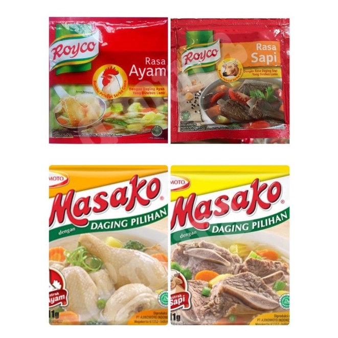 ROYCO - MASAKO Kaldu Ayam/Sapi - BUMBU BAKSO | 蝦皮購物