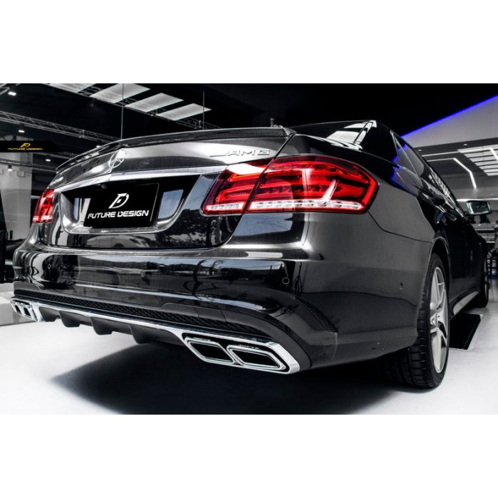 【Future_Design】BENZ W212 小改款LCI E63式樣 後下總成 含四出尾飾管 AMG專用 | 蝦皮購物