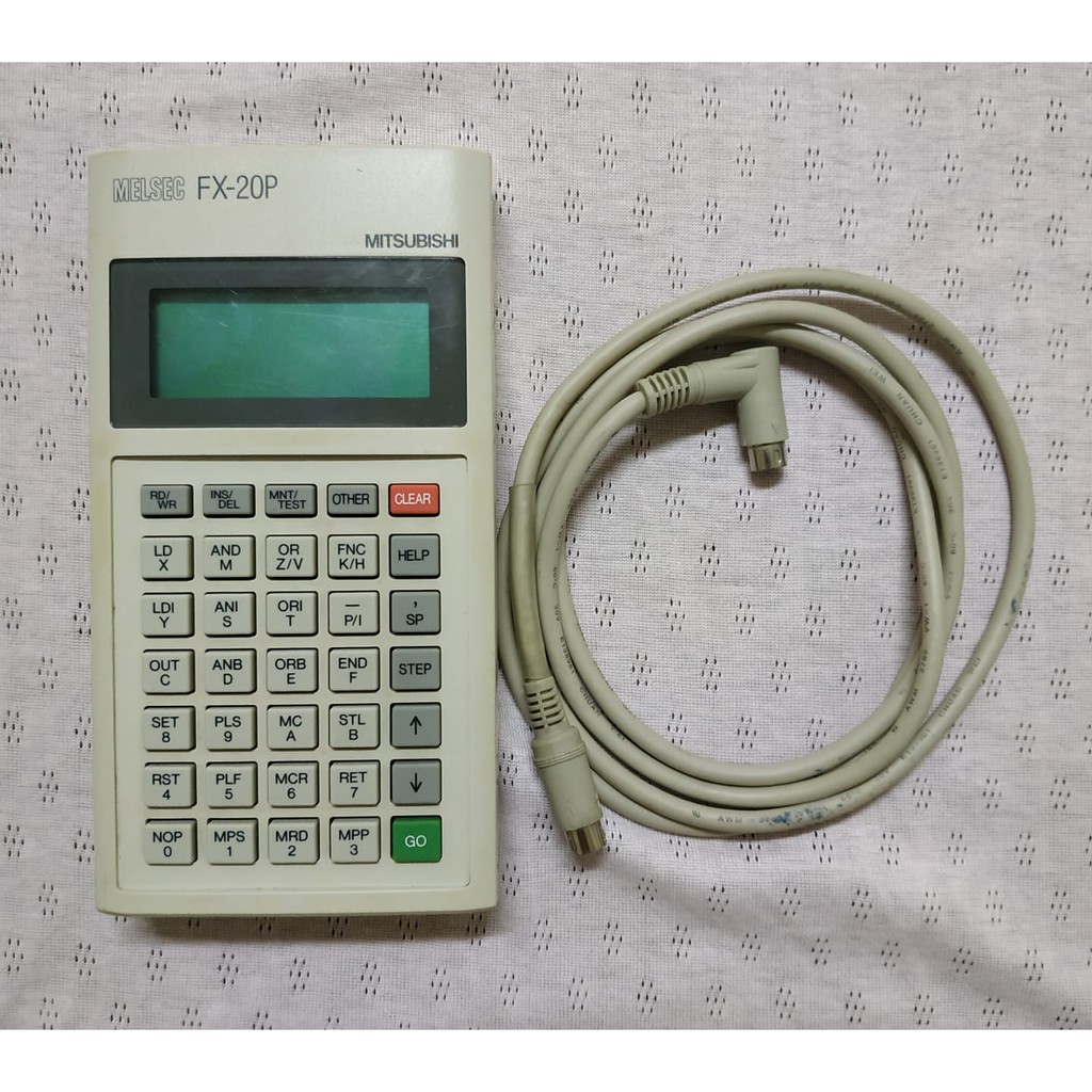 三菱 Mitsubishi PLC 書寫器 FX-20P 手持式程式編寫器『二手商品』電磁閥 電子零件 工業工程設備 | 蝦皮購物