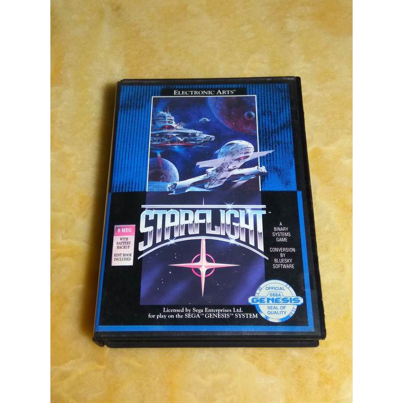 (二手SEGA MD 懷舊遊戲卡帶) 星際航艦 STARFLIGHT （美版原裝）美商藝電發行 | 蝦皮購物