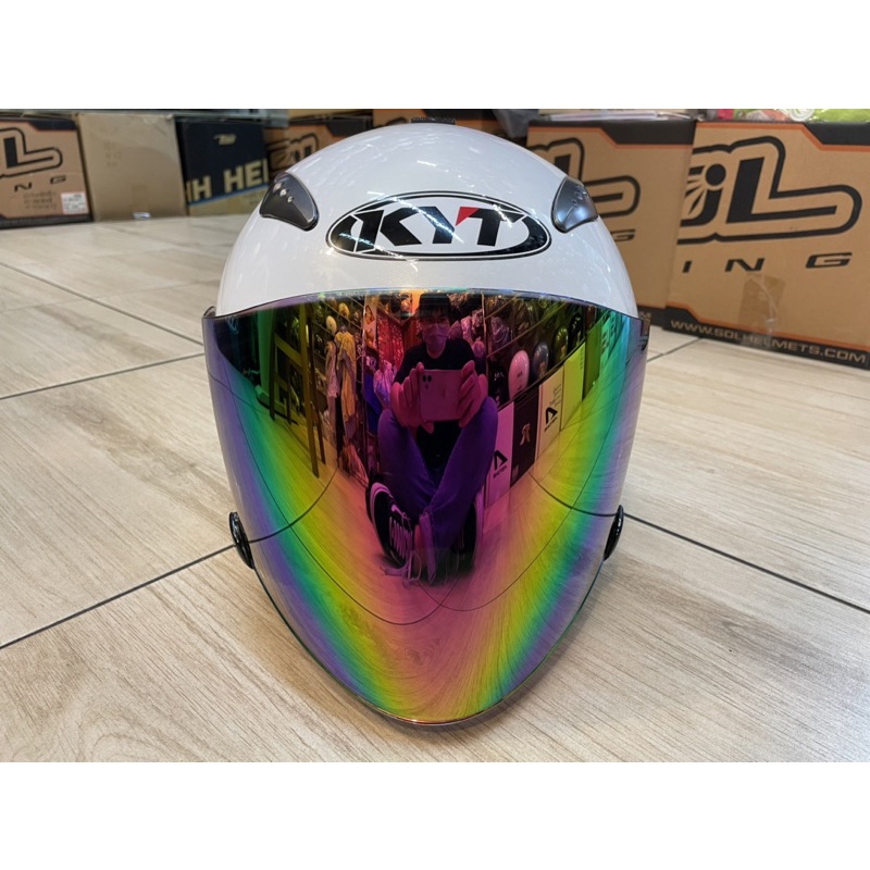 現貨 KYT DJ VO 通用鏡片 淺墨 深墨 電彩 多層膜 | 蝦皮購物